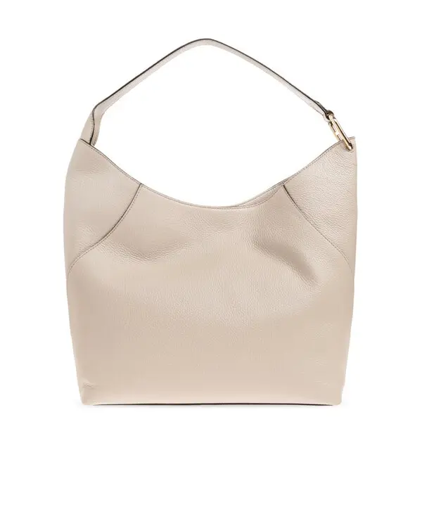 Furla Lara Large Shoulder Bag - Nude