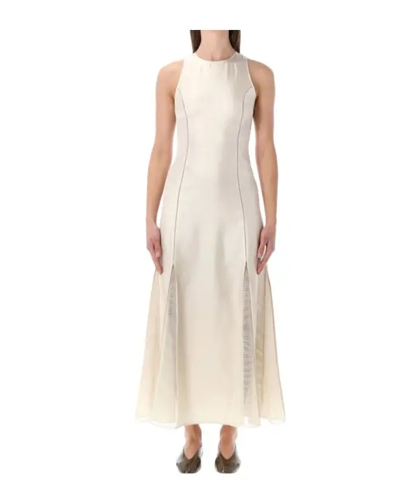 Loulou De Saison Irka Midi Dress - Ivory