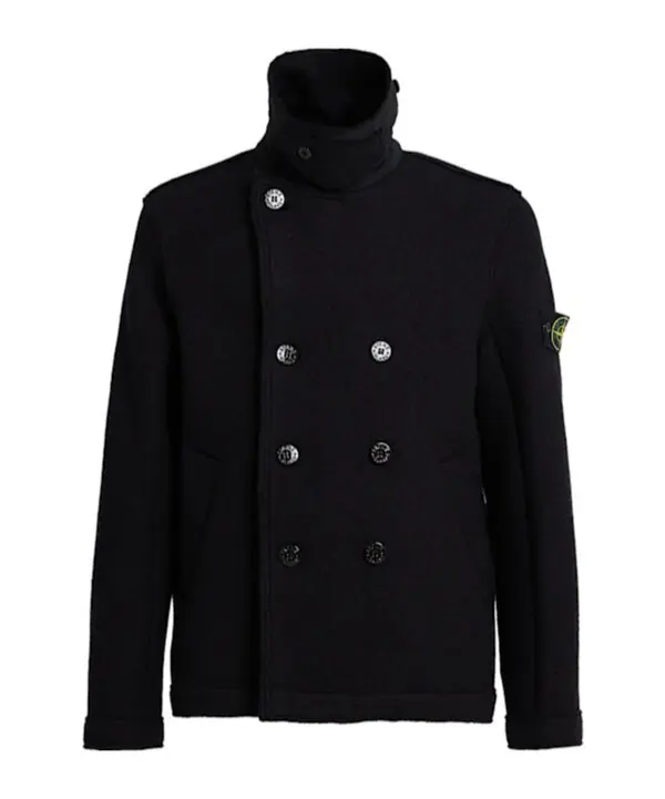 Stone Island Felted Wool Cardigan