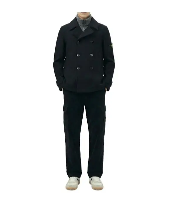 Stone Island Felted Wool Cardigan