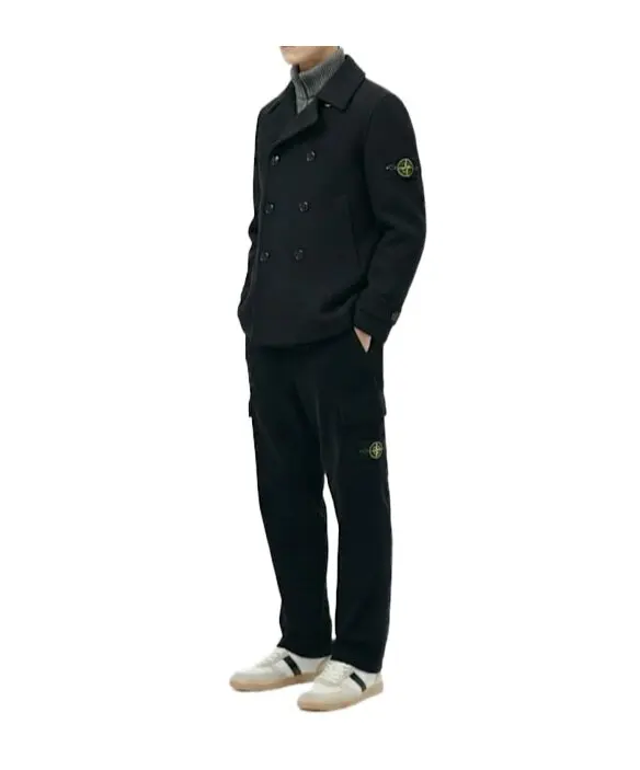 Stone Island Felted Wool Cardigan