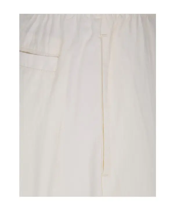 ENTIRE STUDIOS Wide-leg Drawstring Pants - White