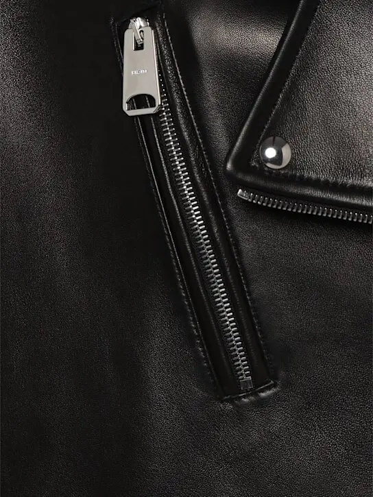 Khaite The Hansel Leather Biker Jacket