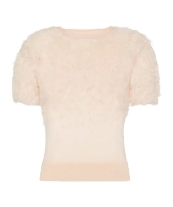 MAISON MARGIELA Textured Silk Knit Top