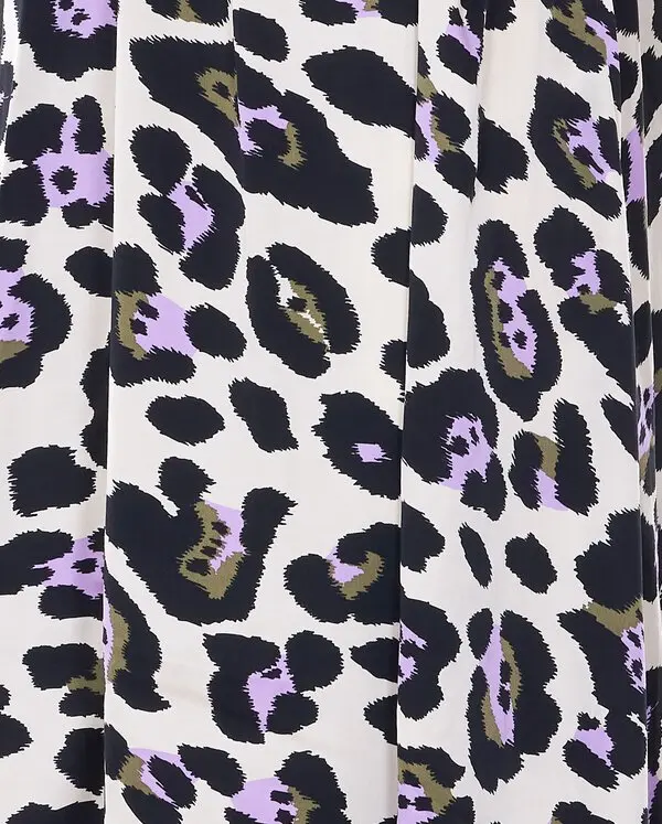 Essentiel Antwerp Jaycee Leopard Print Maxi Dress - Black