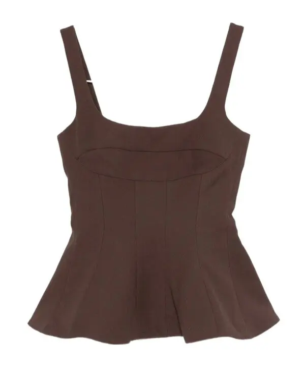 Stine Goya Square Neck Sleeveless Top