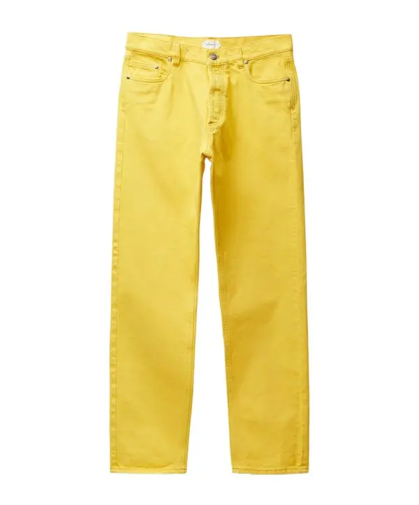 Versace Straight-leg Medusa Jeans - Yellow