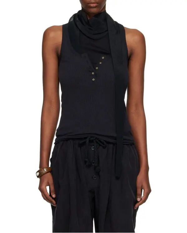 Isabel Marant Étoile Helma Silk T-shirt - Black