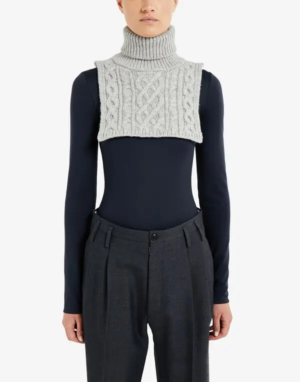 MAISON MARGIELA Cable-knit Scarf