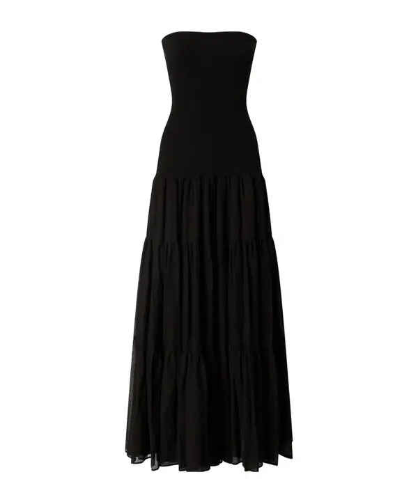 Pinko Baveno Strapless Maxi Dress