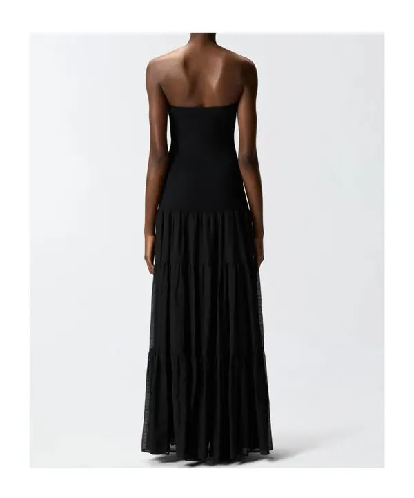 Pinko Baveno Strapless Maxi Dress