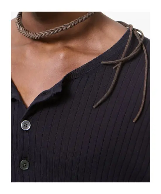 Our Legacy Ladon Braided Leather Keychain - Brown - 24% Off