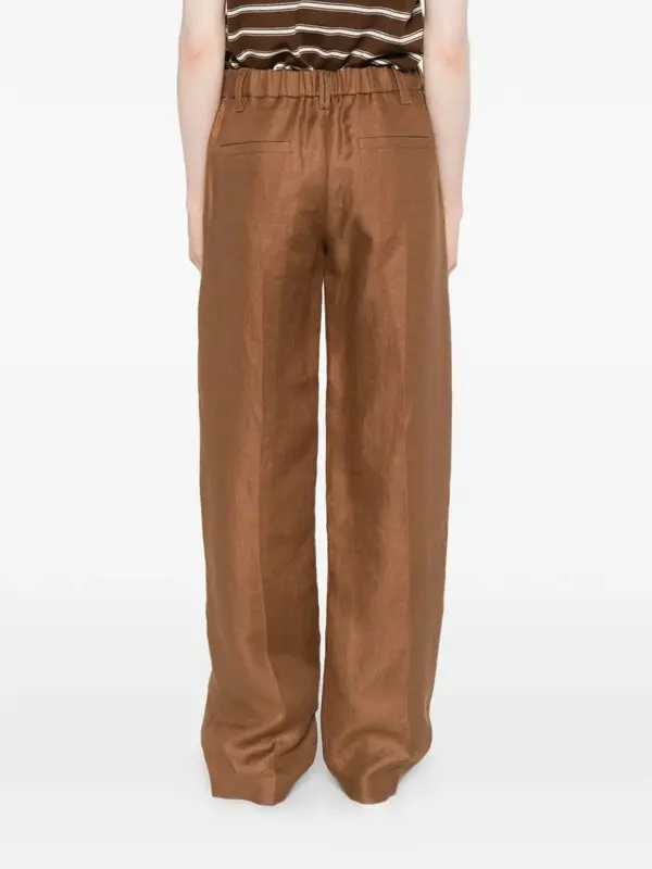 Brunello Cucinelli Pleated Trousers With Elasticated Waist