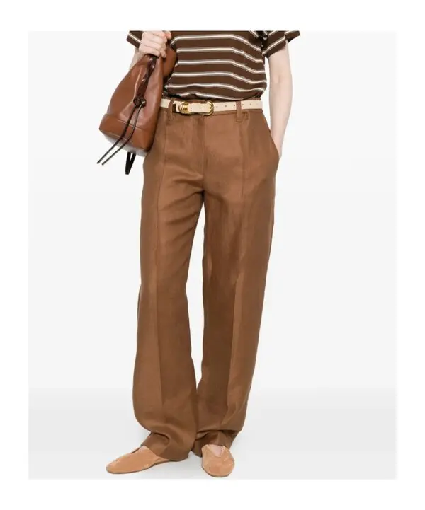 Brunello Cucinelli Pleated Trousers With Elasticated Waist
