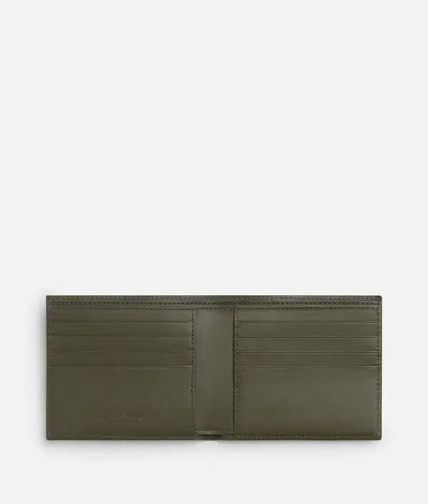 Bottega Veneta Intrecciato Bi-fold Wallet - Green