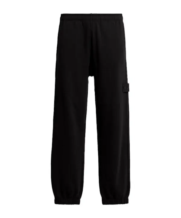 Stone Island Wool Cotton Sweatpants - Black