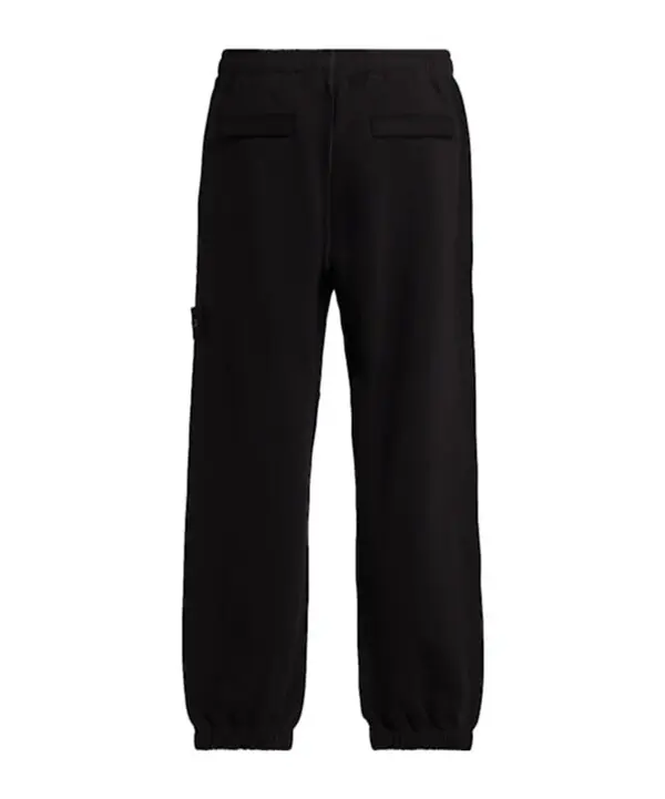Stone Island Wool Cotton Sweatpants - Black