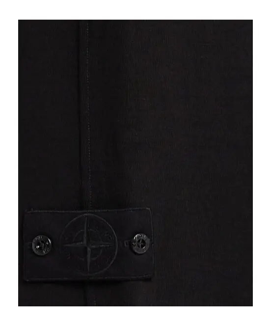 Stone Island Wool Cotton Sweatpants - Black