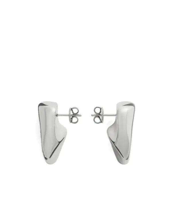 Bottega Veneta Small Prisma Earrings - Gray
