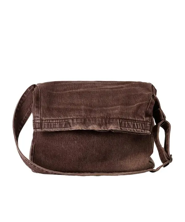 Our Legacy Washed Canvas Messenger Bag - Red