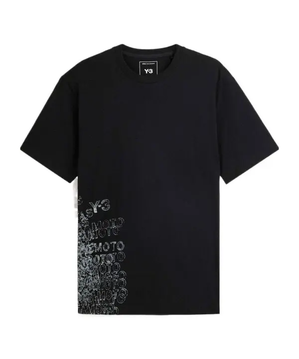 Y3 Short Sleeved Crewneck T-shirt - Black