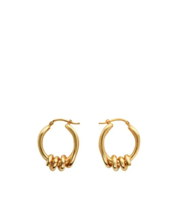 MAISON MARGIELA Knotted Hoop Earrings