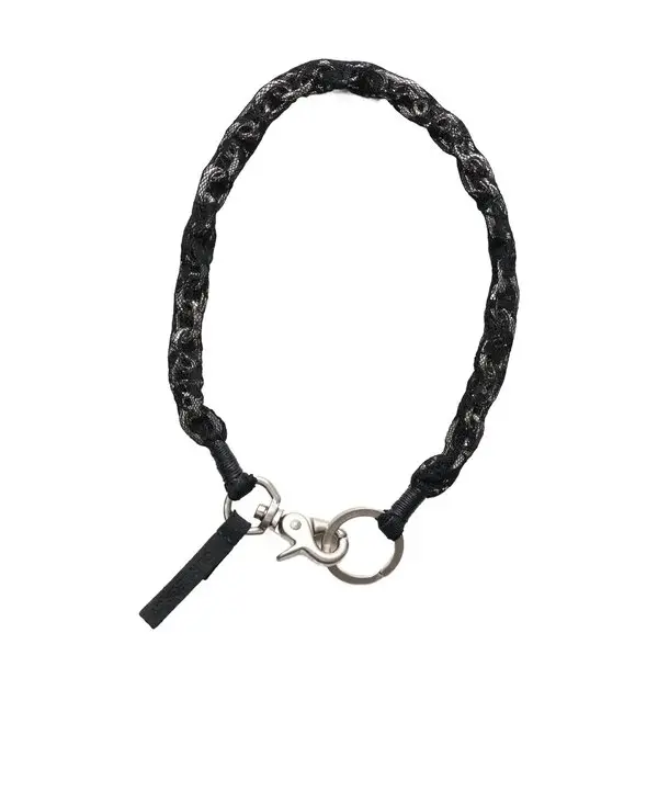 Our Legacy Bijoux Lace Keychain - Onyx Bloom Fleura Lace