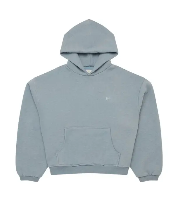 ERL Logo Soft-fit Hoodie - Blue