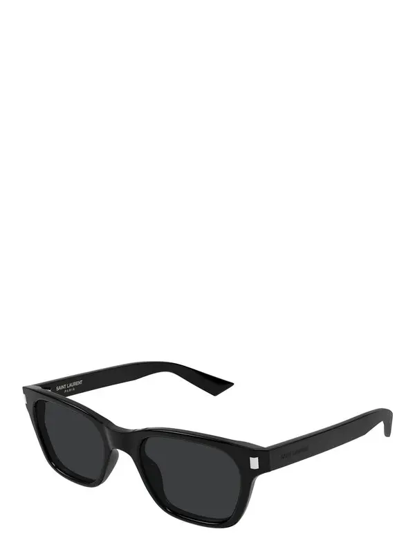 Saint Laurent Square Frame Sunglasses - Black