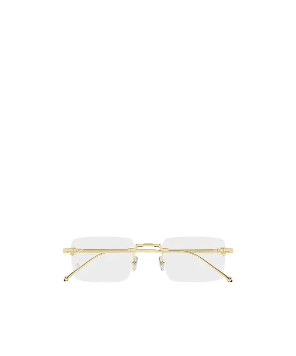 Cartier Rectangle Frame Eyeglasses - Bright Gold