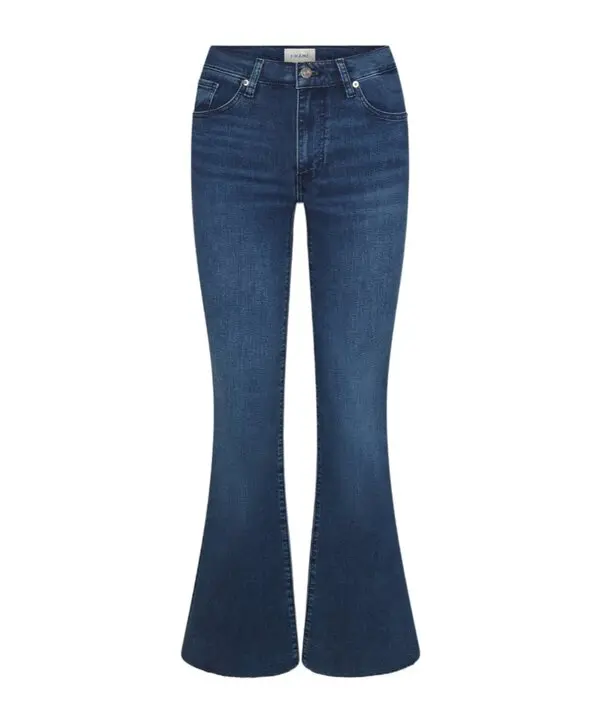 FRAME The Icon Mid Rise Jeans - Blue