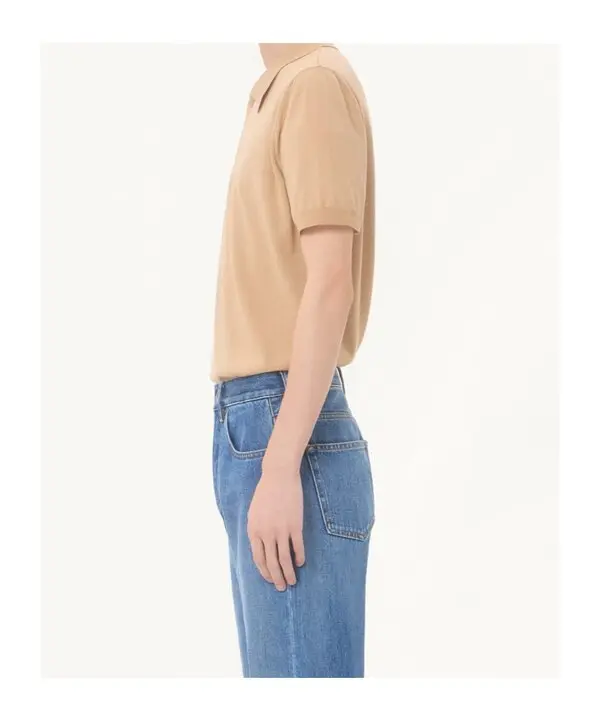 Valentino Garavani Logo Embroidered Short-sleeved Polo Shirt - Nude