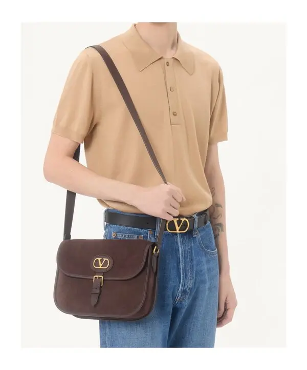 Valentino Garavani Logo Embroidered Short-sleeved Polo Shirt - Nude