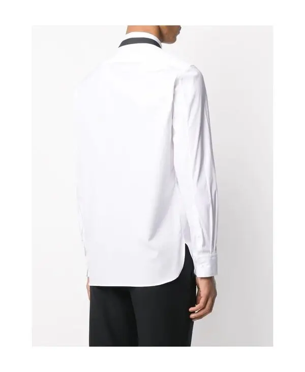 Neil Barrett Lightning Print Lapel Shirt