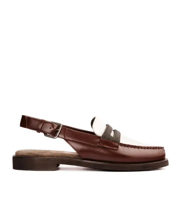 Brunello Cucinelli Slingback Loafers