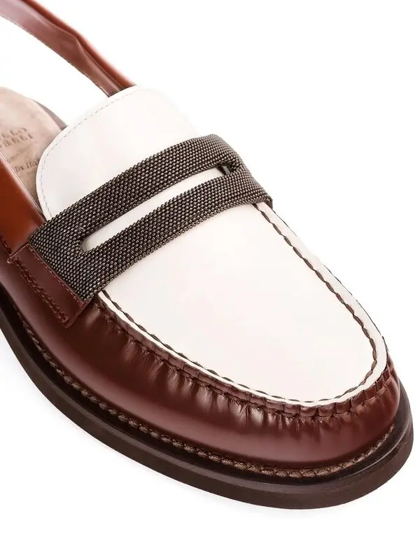 Brunello Cucinelli Slingback Loafers