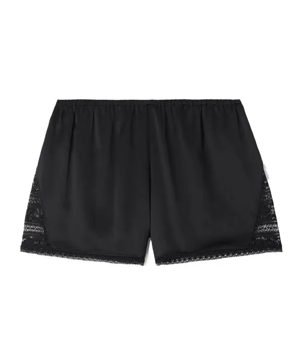 ERES Dévoilée Lace-trim Silk Shorts