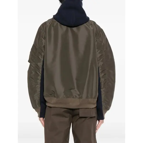 Sacai Sponge Hooded Zip-up Jacket - No