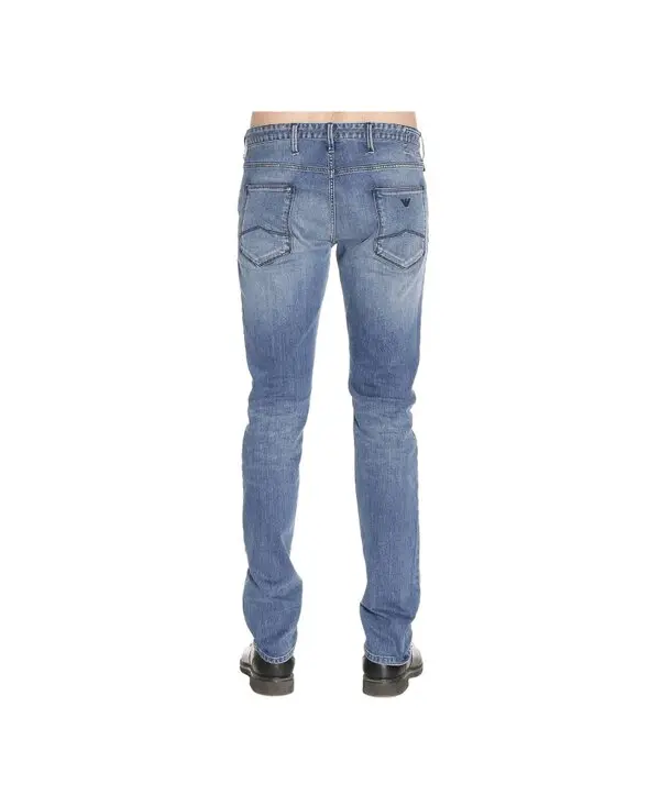 Emporio Armani Belt-loop Denim Jeans