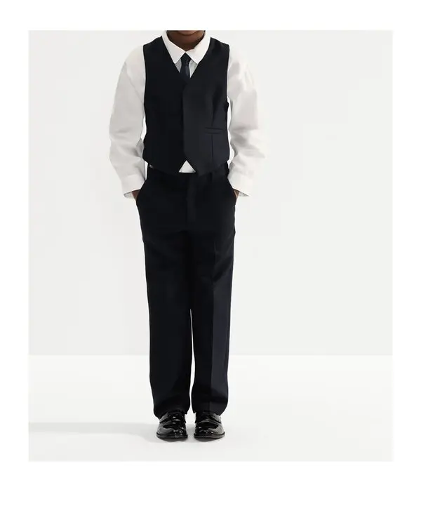 Dior Sleeveless Suit Vest With Engraved Buttons - Navy Blue