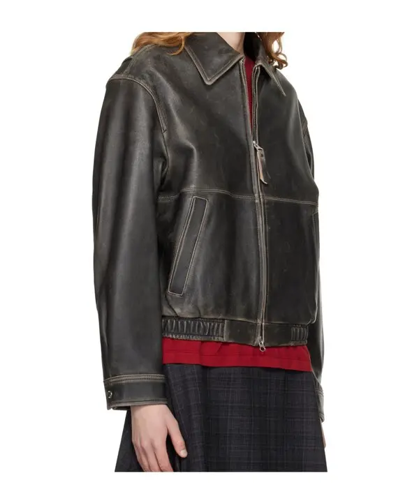 DUNST Brushed Zip Drizzler Jacket - Black