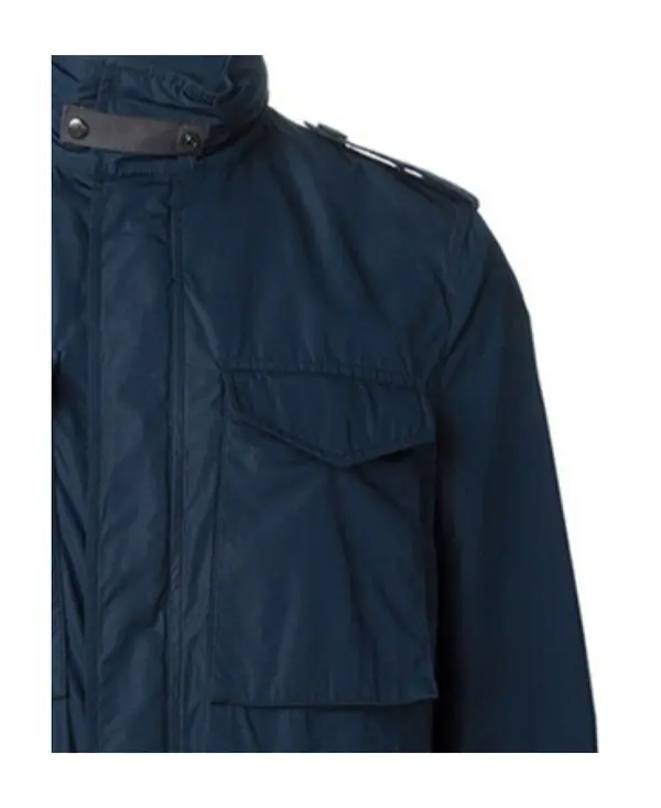Burberry High-necked Casual Jacket - Blue