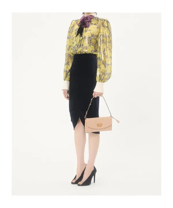 Valentino Garavani Velvet Skirt - Black