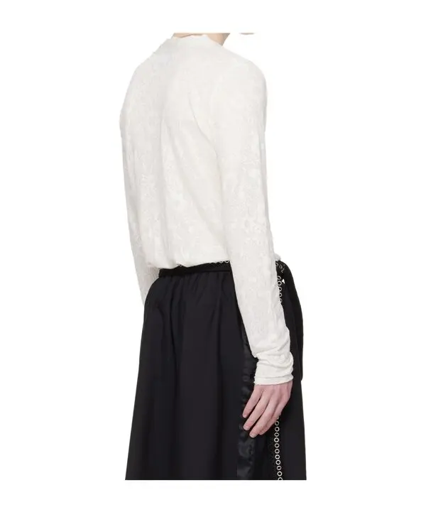 EDWARD CUMING Kitchen Curtain Stacked Long-sleeved Henley Shirt