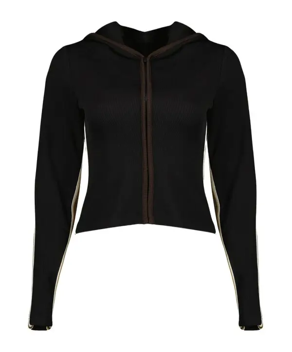 Christopher Esber Verner Bind Ribbed Zipped Hoodie