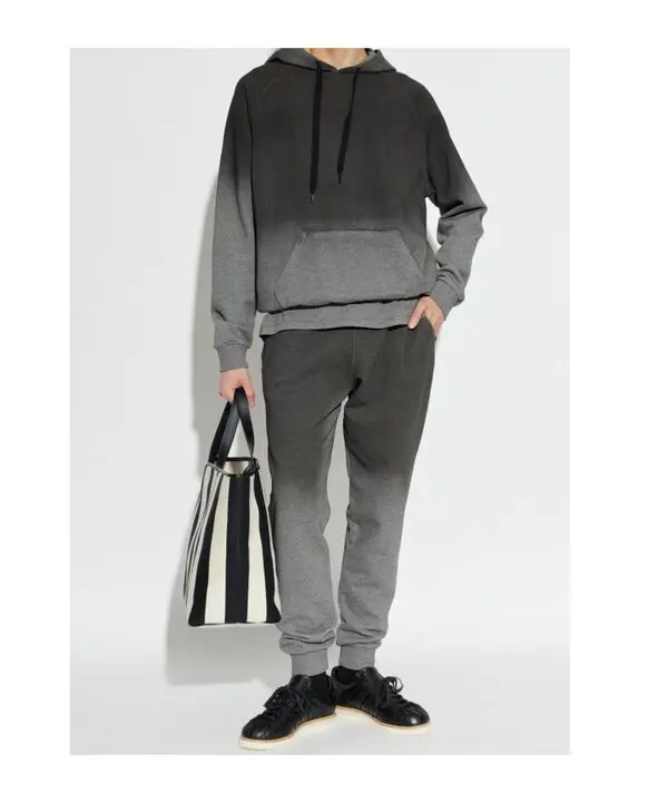 Moschino Ombre Logo Hoodie - Grey
