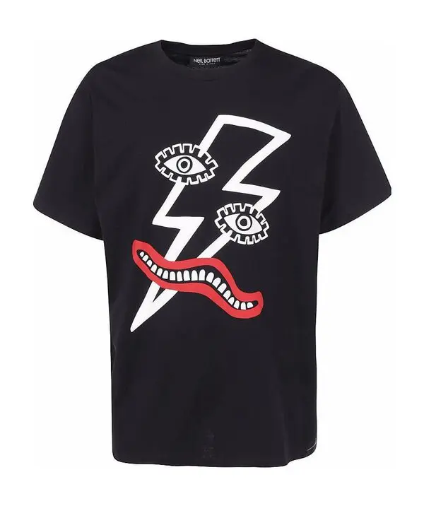 Neil Barrett Graphic Printed T-shirt - Black