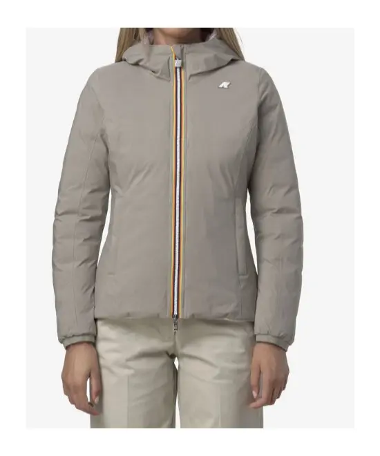 K-WAY Lily St Thermo Reversible Jacket - Gray