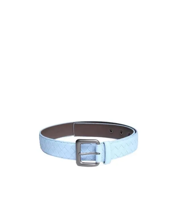 Bottega Veneta Woven Leather Belt - Blue