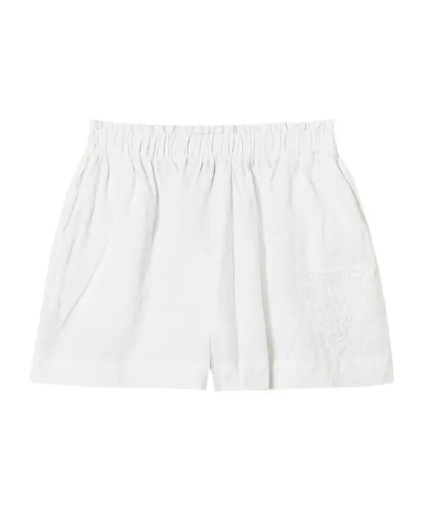 TWINSET Elastic-waistband Shorts - White